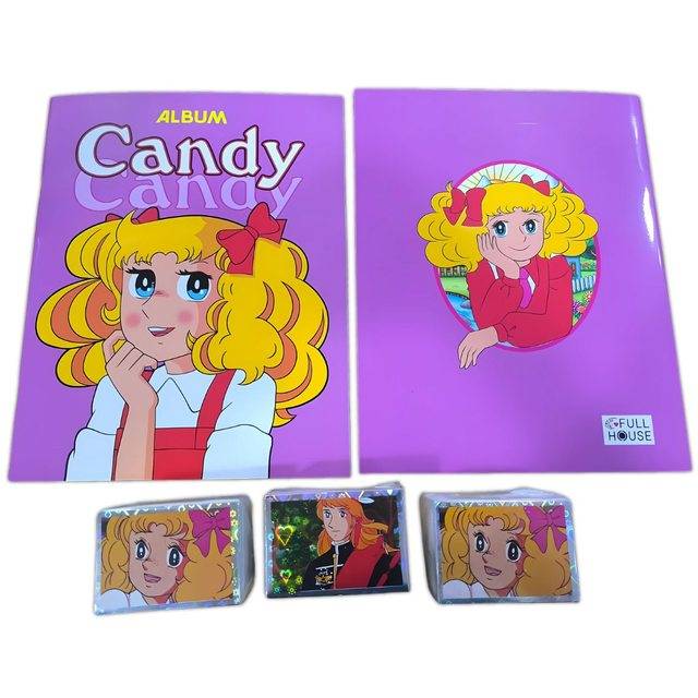 Candy [Rosado]: Álbum Completo a Pegar [Todas sus láminas] - Álbum Físico